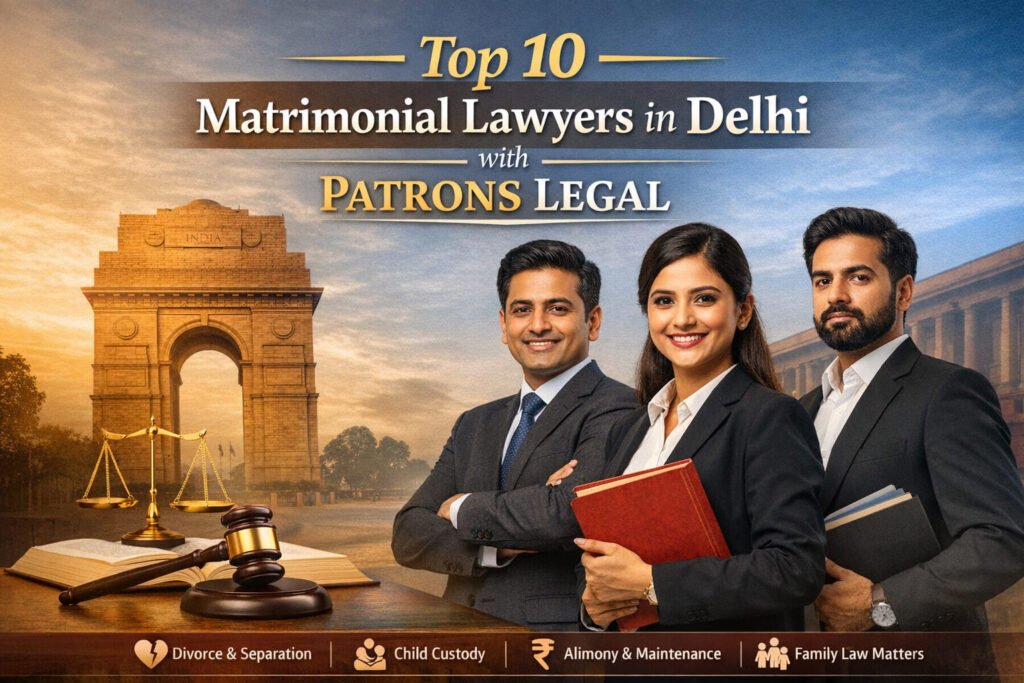 Top 10 Matrimonial Lawyers in Delhi | Patrons Legal